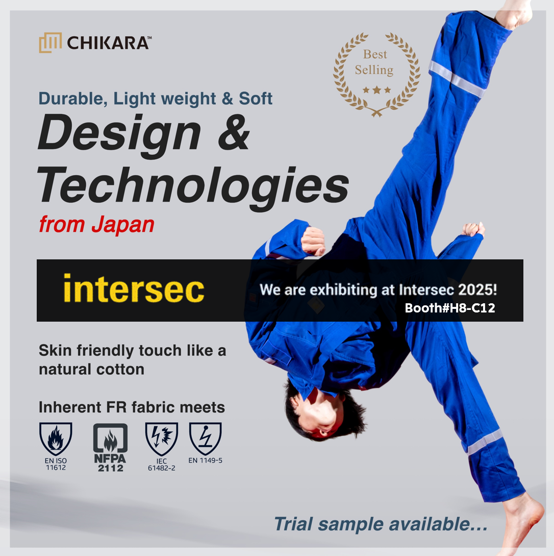 Come to see us at Intersec Dubai 2025, HALL 8 – C12 - CHIKARA